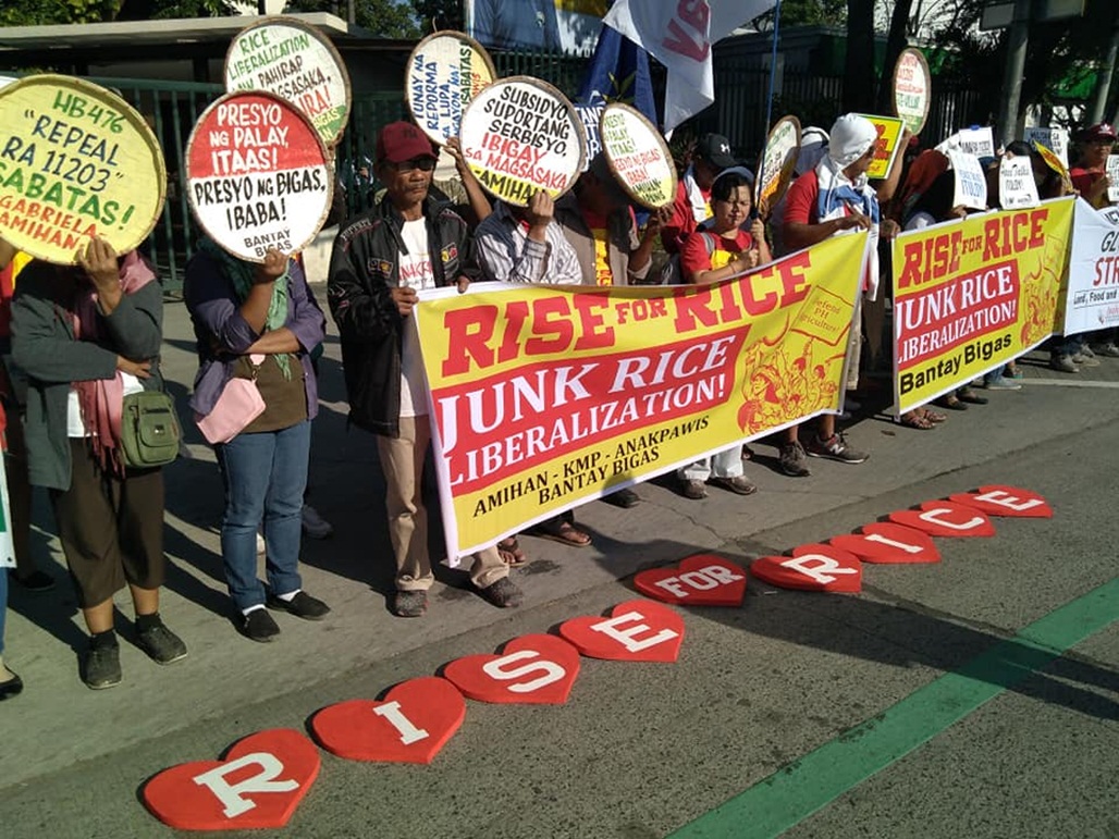 February 14 | Rise for Rice! Junk Rice Liberalization! protest at ...