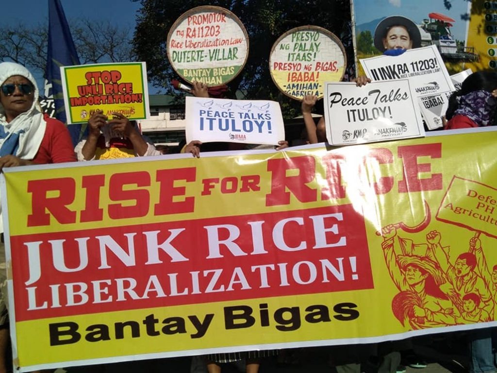 February 14 | Rise for Rice! Junk Rice Liberalization! protest at ...