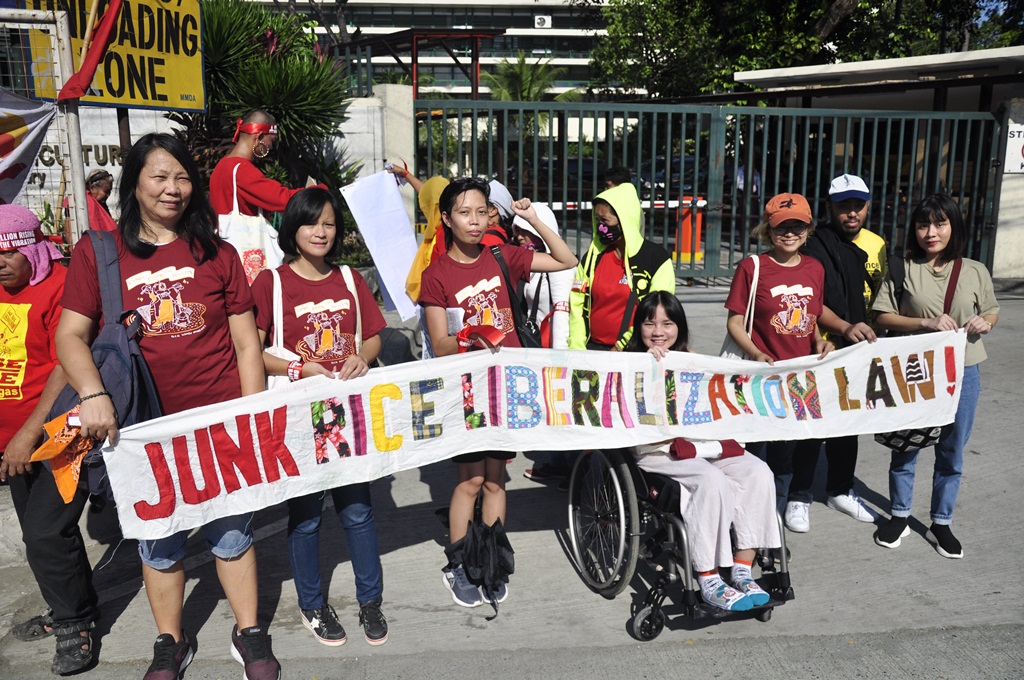 February 14 | Rise for Rice! Junk Rice Liberalization! protest at ...