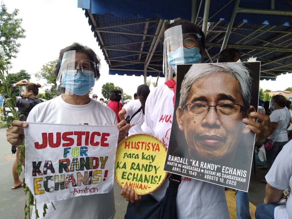 “Justice for Ka Randy Echanis” will be of the people under the regime ...