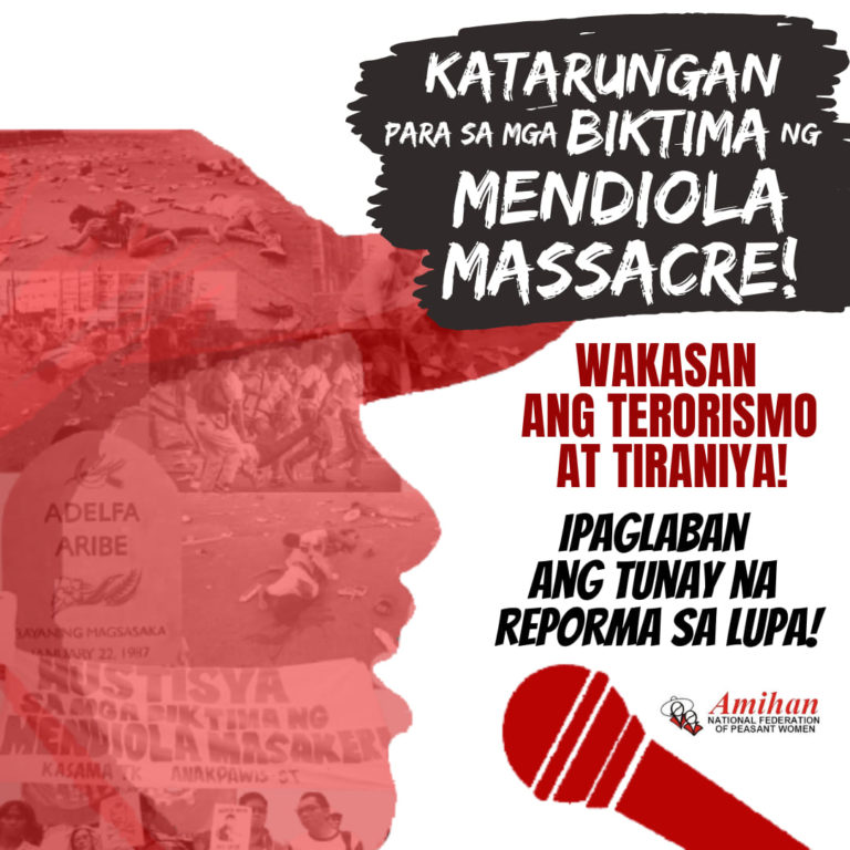 On 35th Mendiola Massacre anniversary, peasant women highlight farmers ...